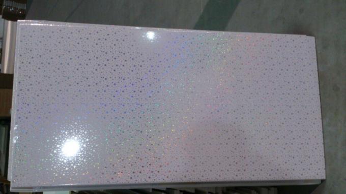 Ivory White PVC Ceiling Panels Glossy Oil Protecting Plastic Ceiling ...