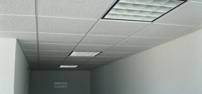 Smooth White Glossy PVC Ceiling Panels 2X4 Feet Sound - Absorbing